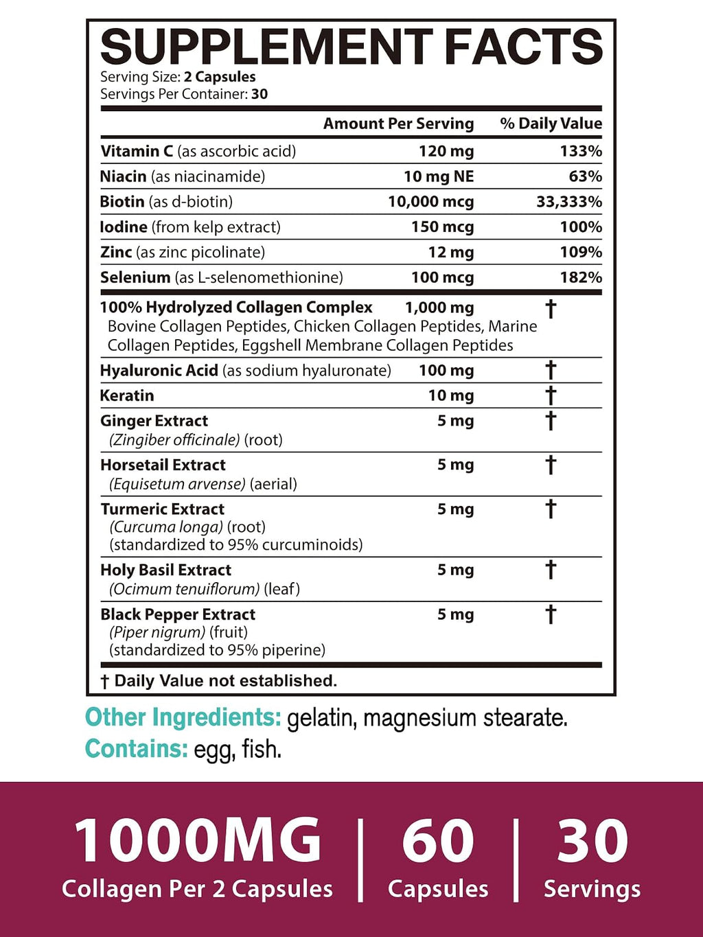 Vitacook collagen for healthy hair