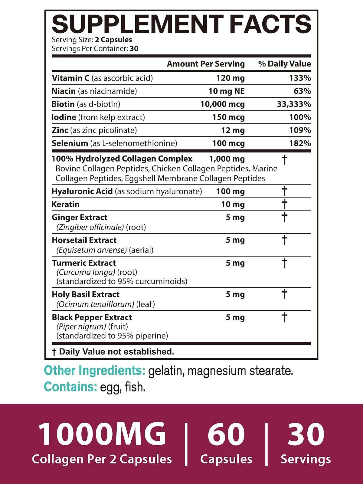 Vitacook collagen for healthy hair