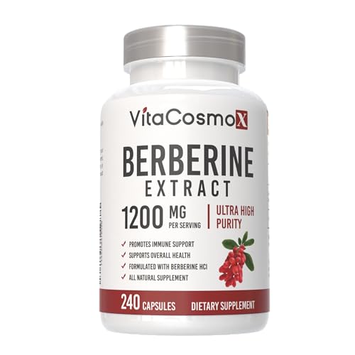 VitaCosmoX Berberine HCL capsules