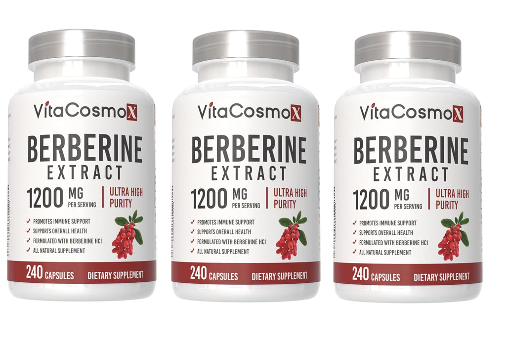 VitaCosmoX Berberine HCL capsules