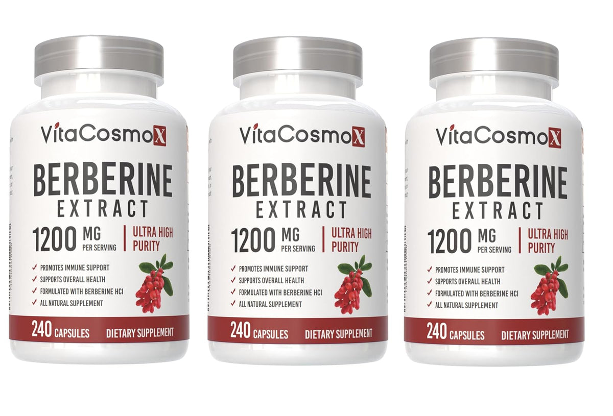 VitaCosmoX Berberine HCL capsules
