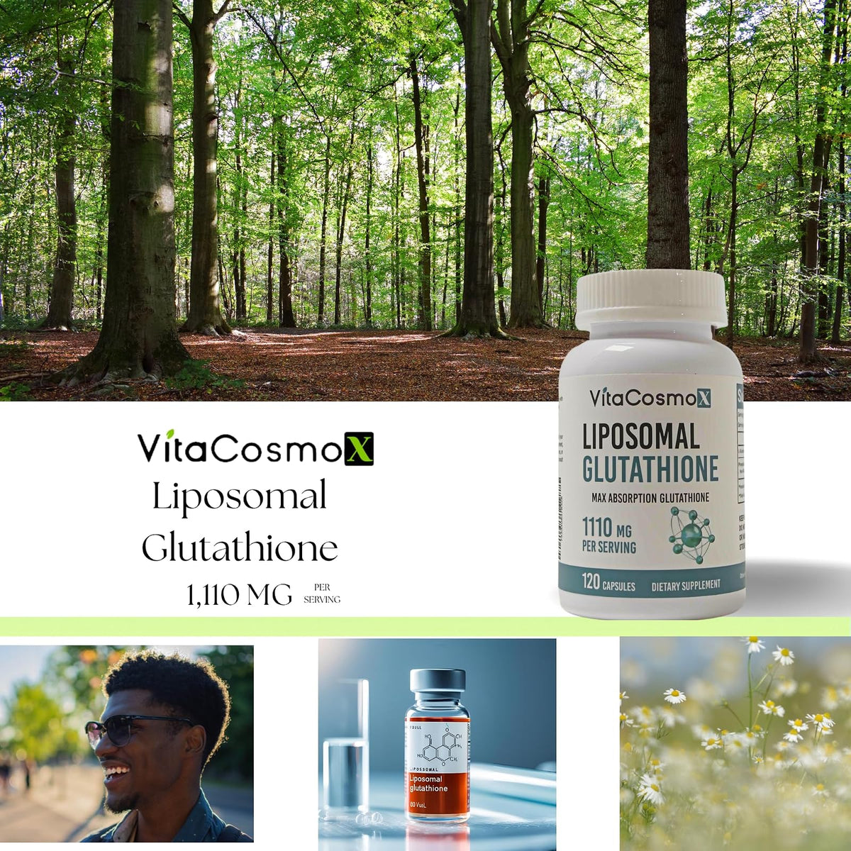 VitaCosmoX glutathione for detoxification