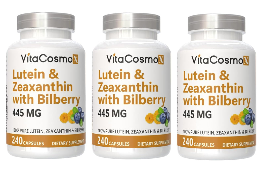 VitaCosmoX lutein capsules for eye health