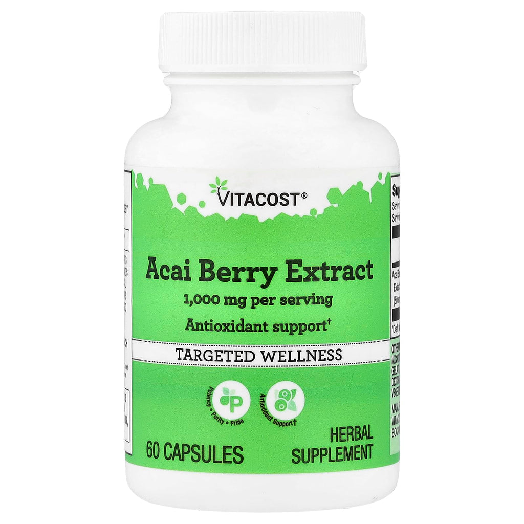 Vitacost Acai Berry antioxidant capsules