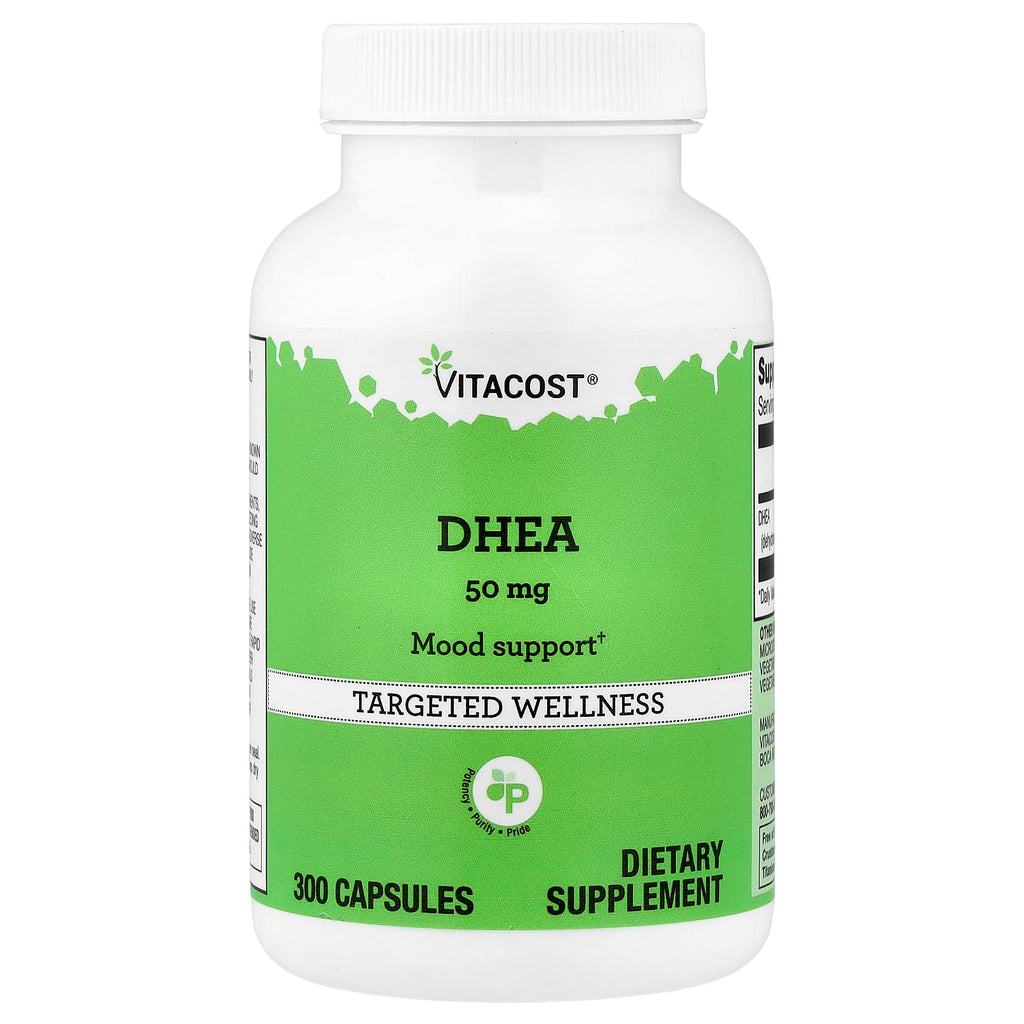 Vitacost DHEA 50 mg capsules for hormonal balance