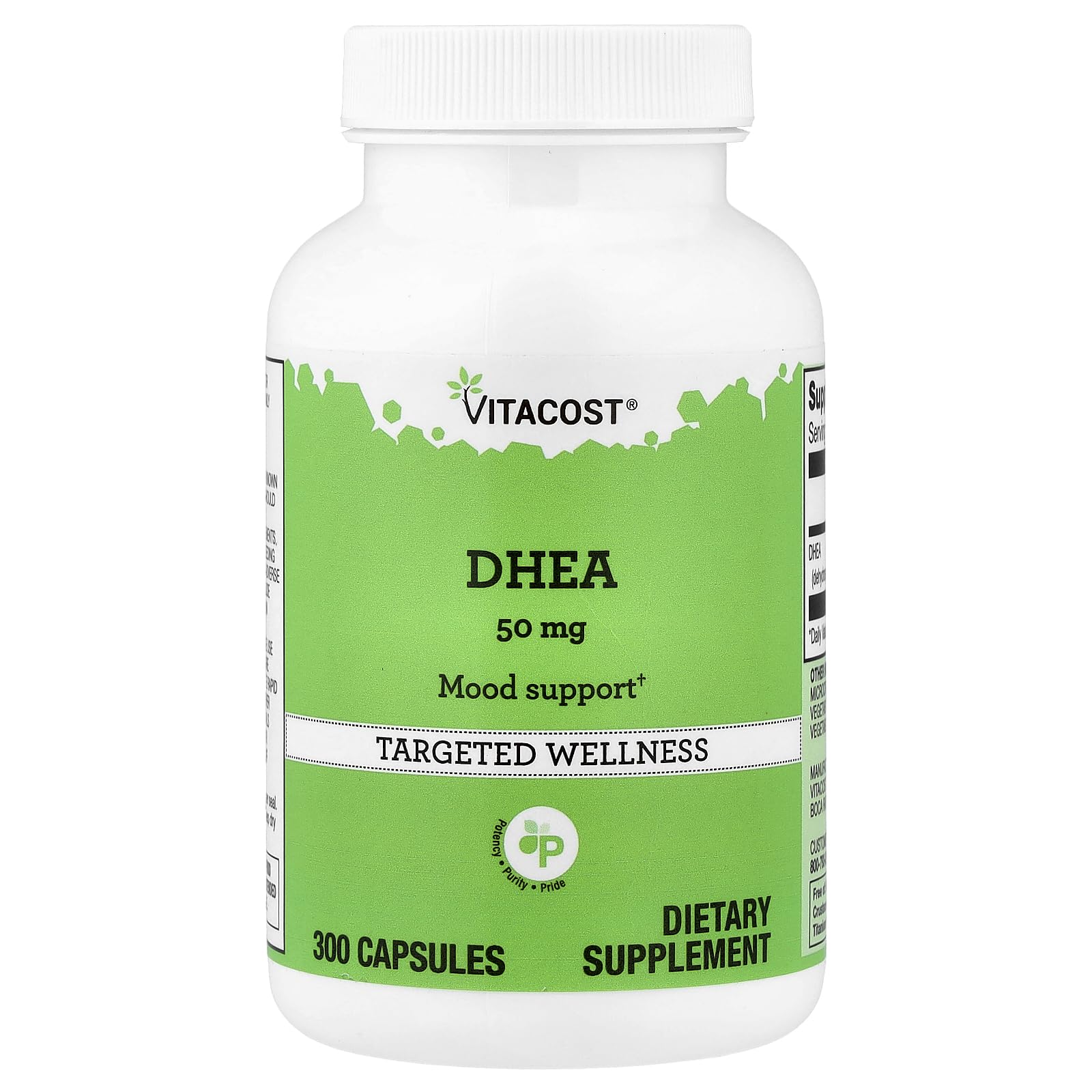 Vitacost DHEA 50 mg capsules for hormonal balance
