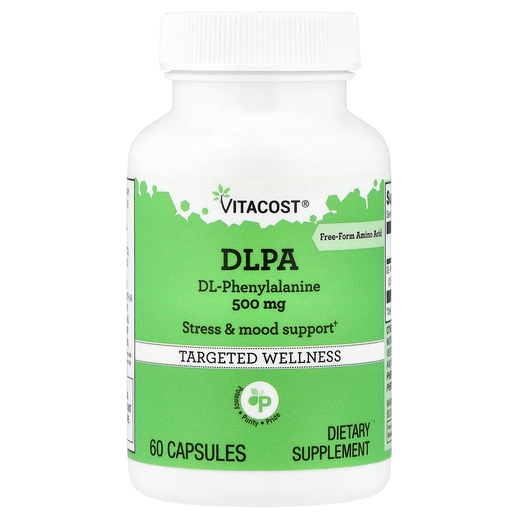 Vitacost DLPA 500 mg capsules