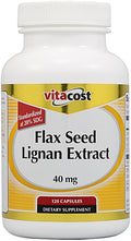 Vitacost flax seed extract capsules