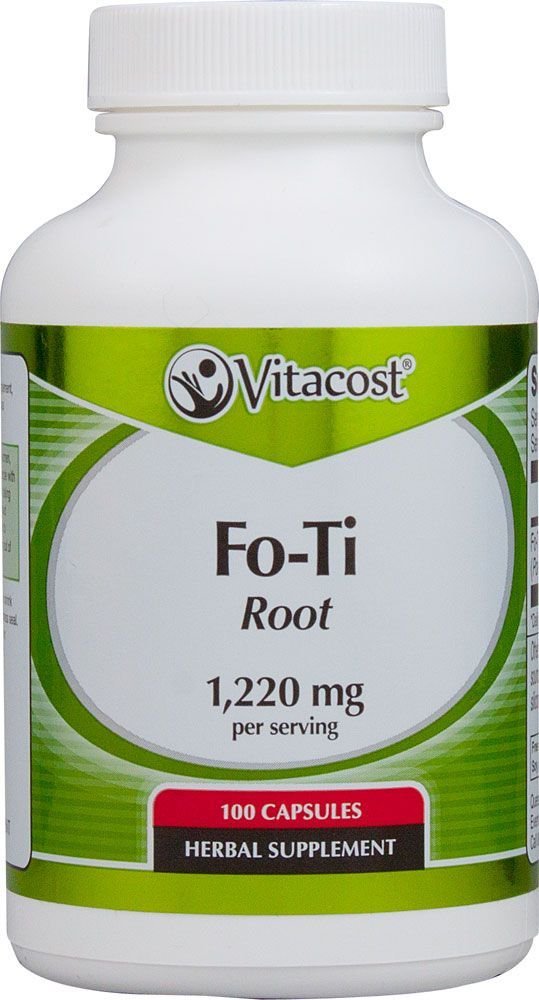Vitacost Fo-Ti Root capsules for vitality