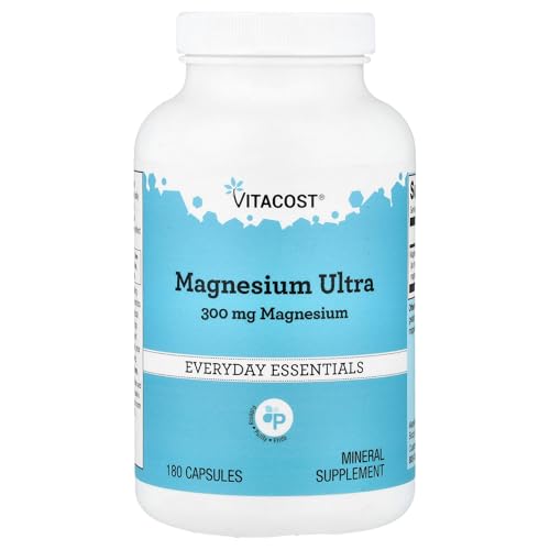 Vitacost magnesium capsules for relaxation