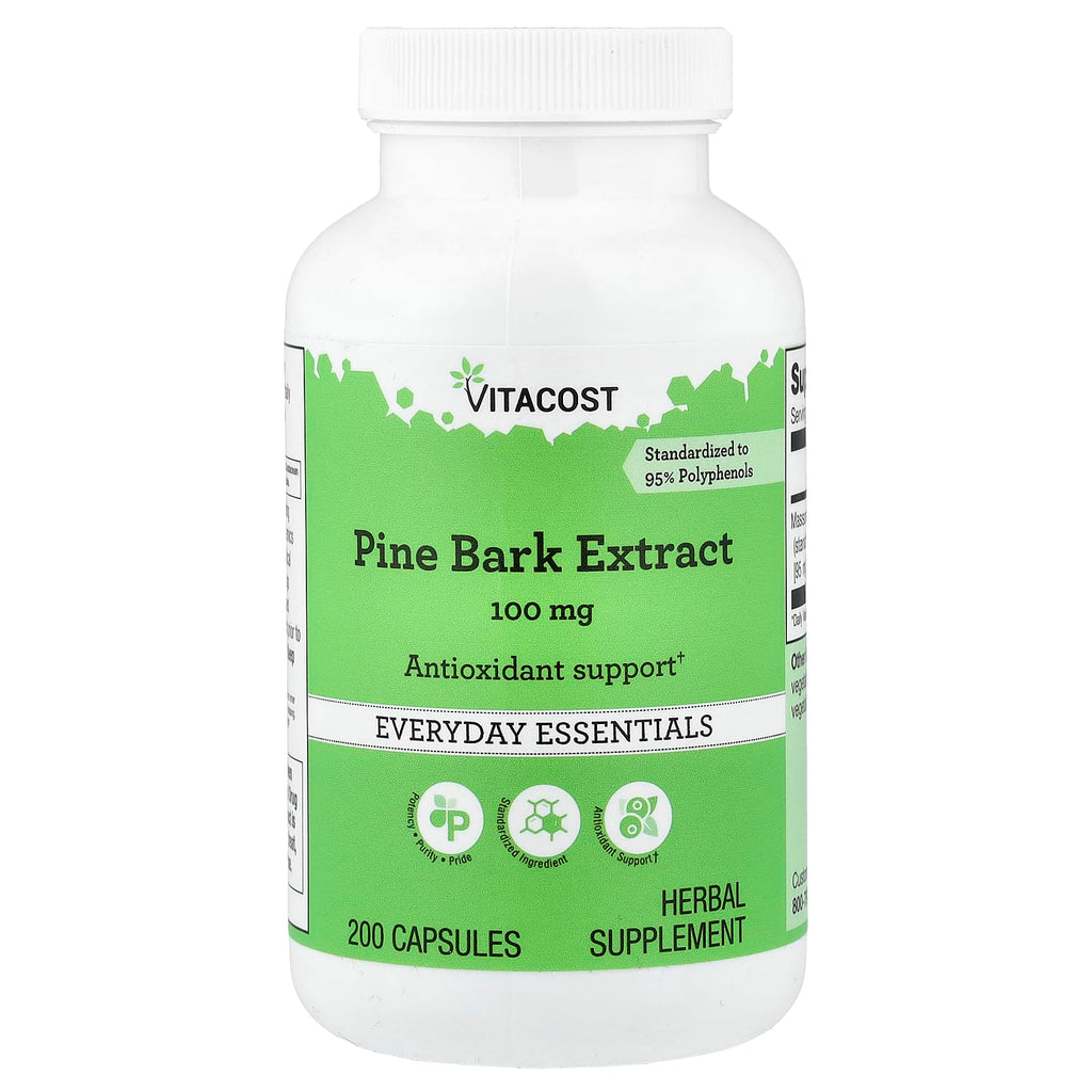 Vitacost Pine Bark Extract capsules