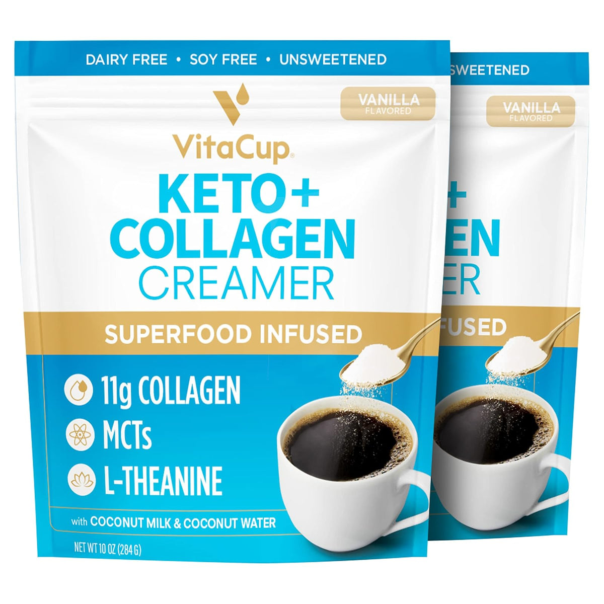 VitaCup collagen coffee creamer
