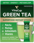 VitaCup green tea instant packets