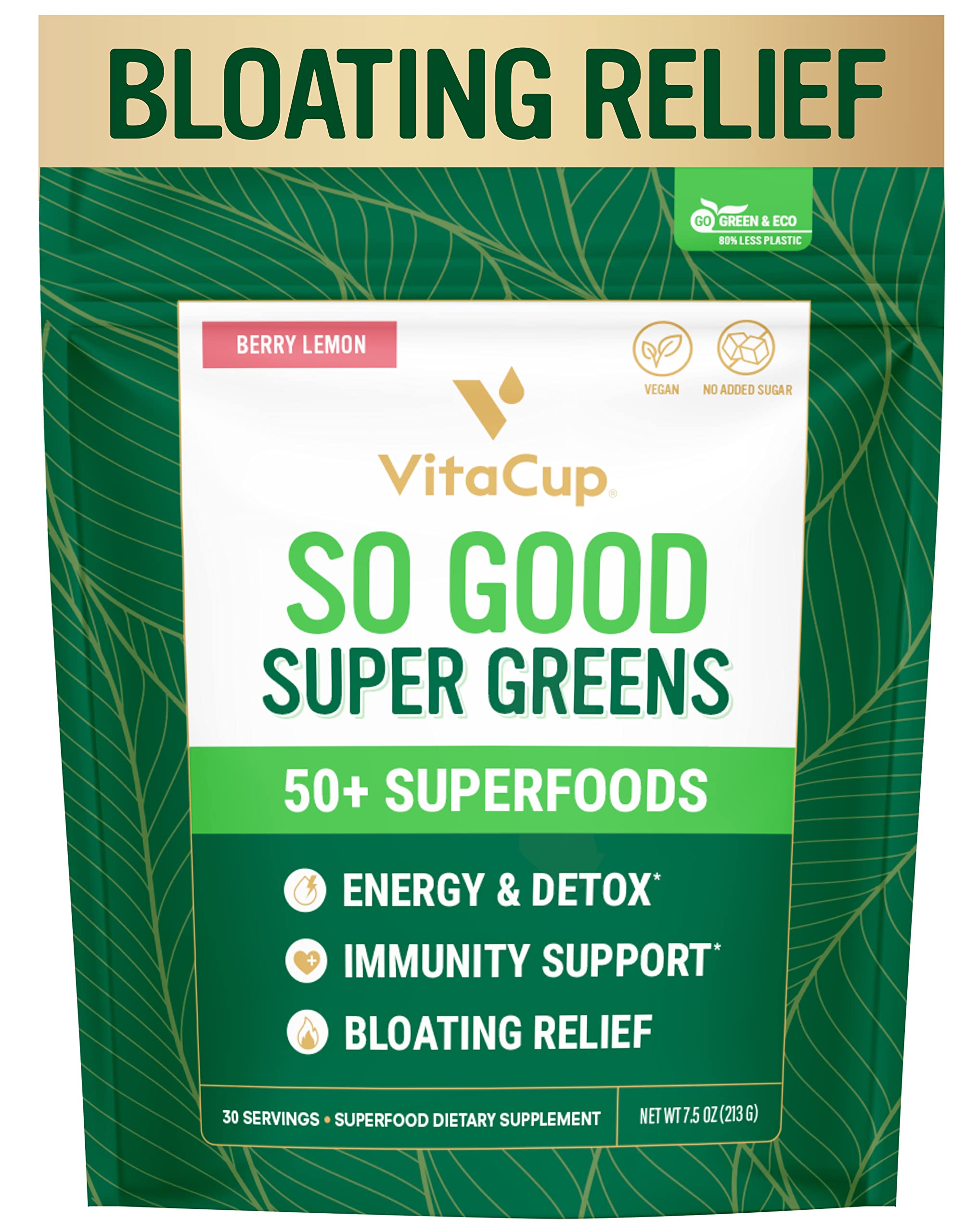 VitaCup spirulina superfood powder