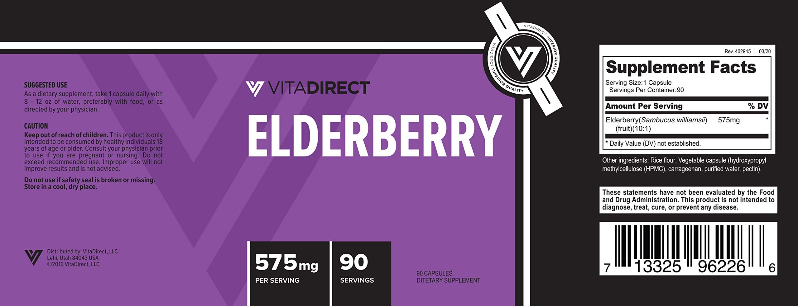 VitaDirect elderberry for everyday health