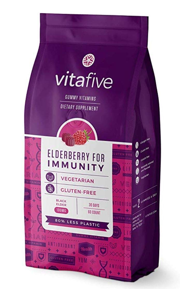 vitafive elderberry gummies for immunity