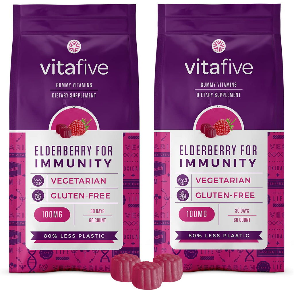vitafive elderberry gummies for immunity