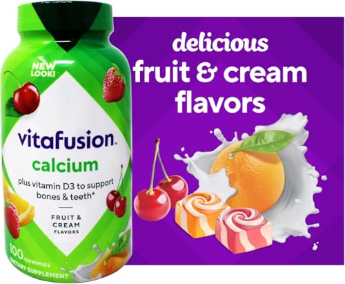 vitafusion calcium for improved bone strength
