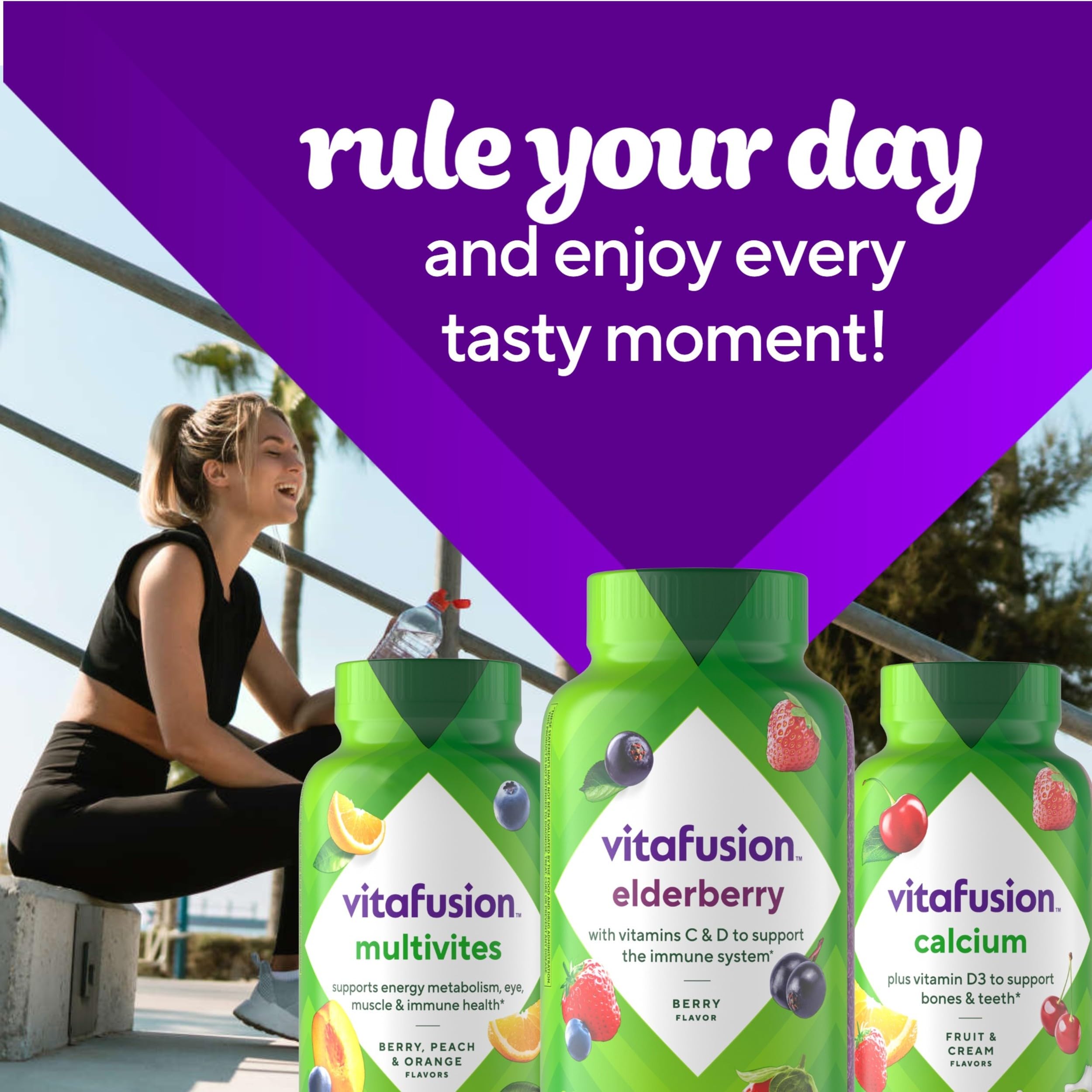 vitafusion elderberry for natural immune boost