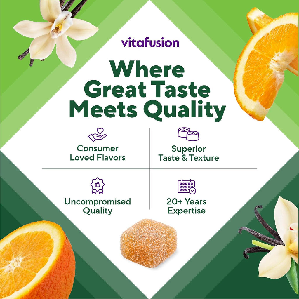 Vitafusion gummies for improved sleep quality