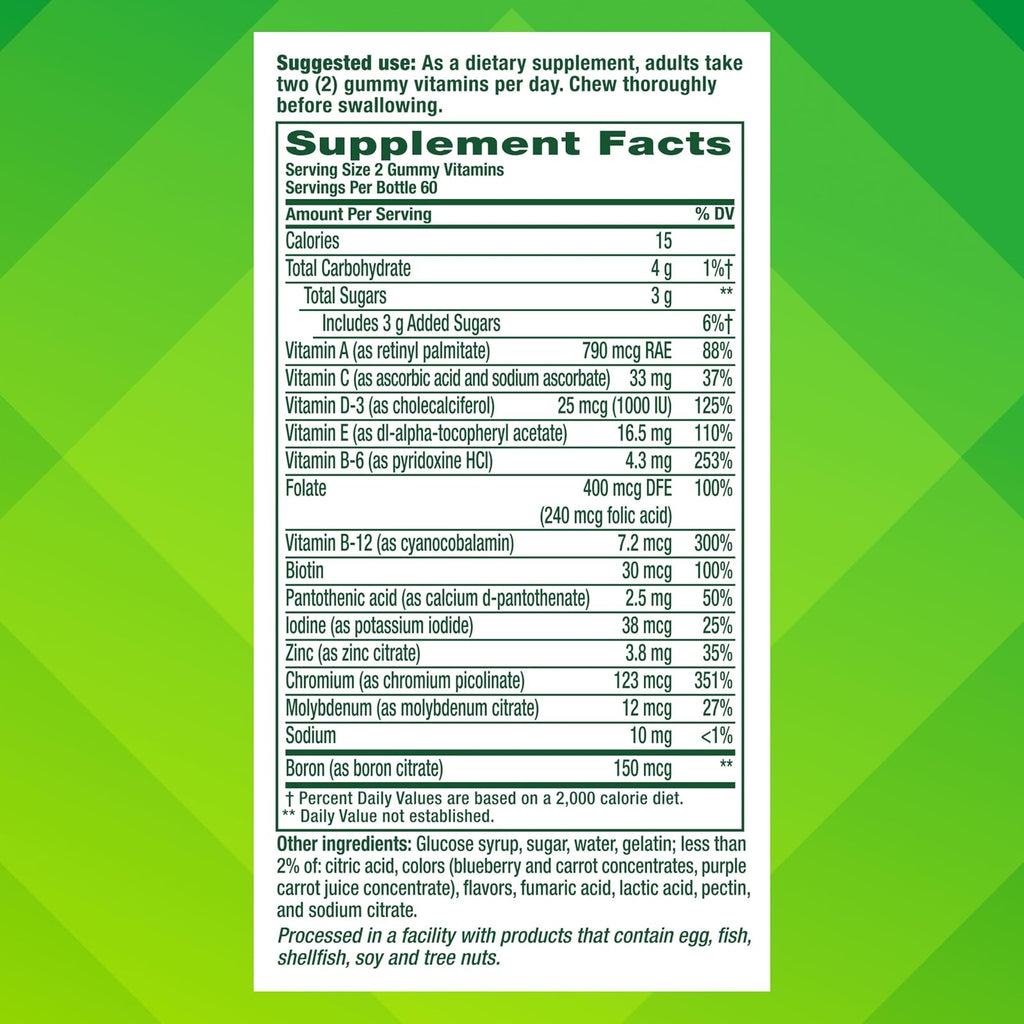 vitafusion gummies for overall wellness