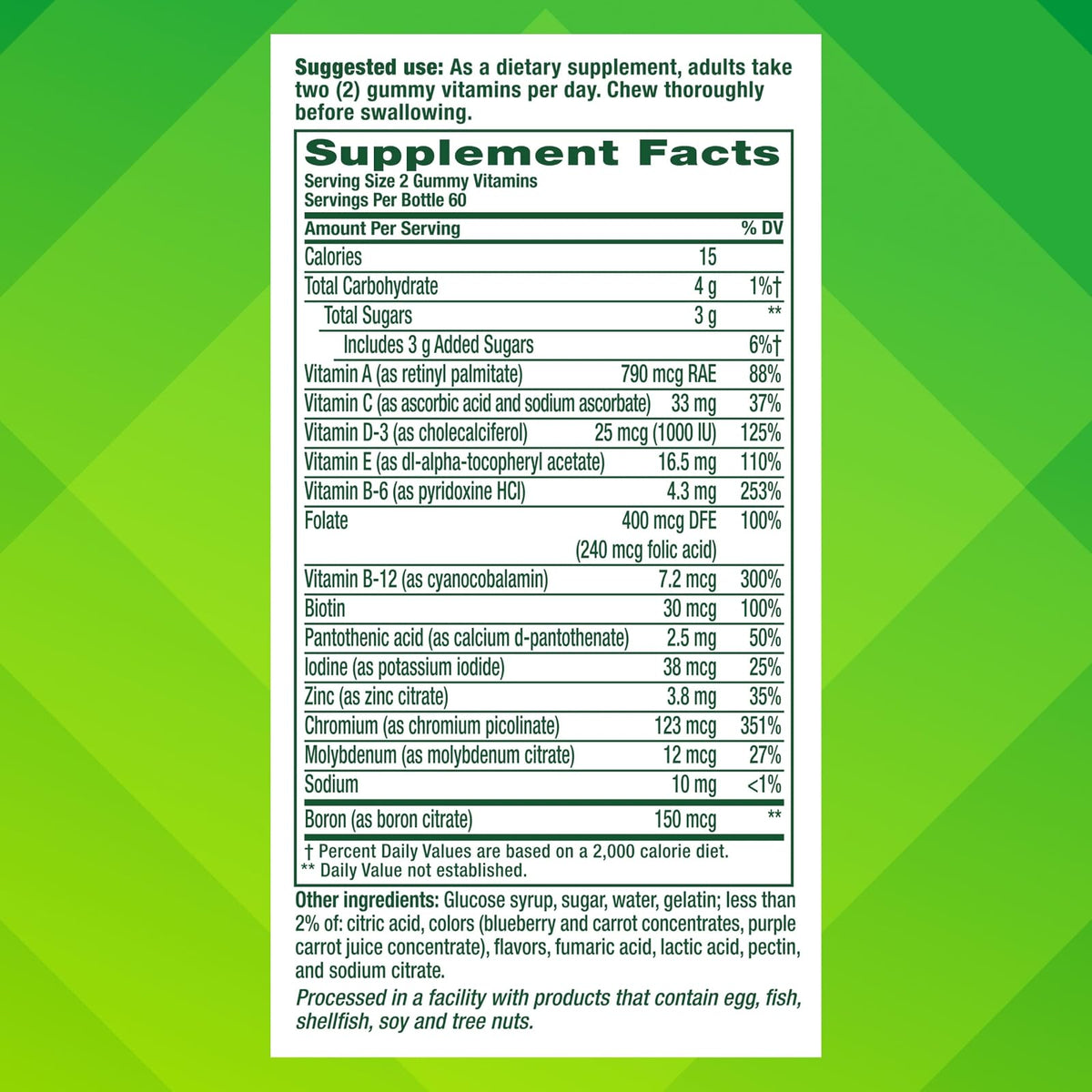 vitafusion gummies for overall wellness