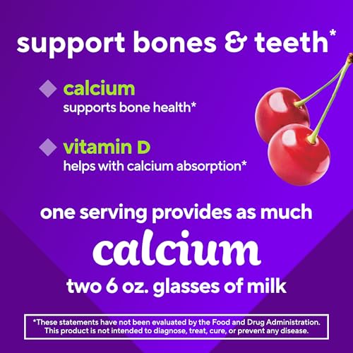 vitafusion gummies with essential calcium nutrients