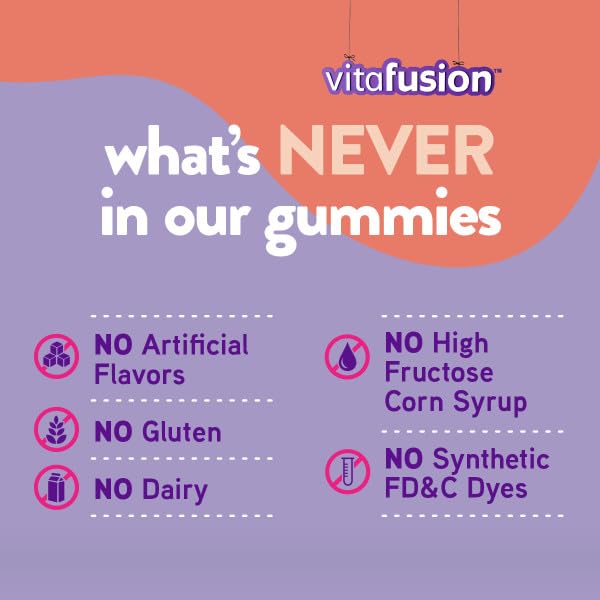 Vitafusion gummy probiotics for a healthy lifestyle
