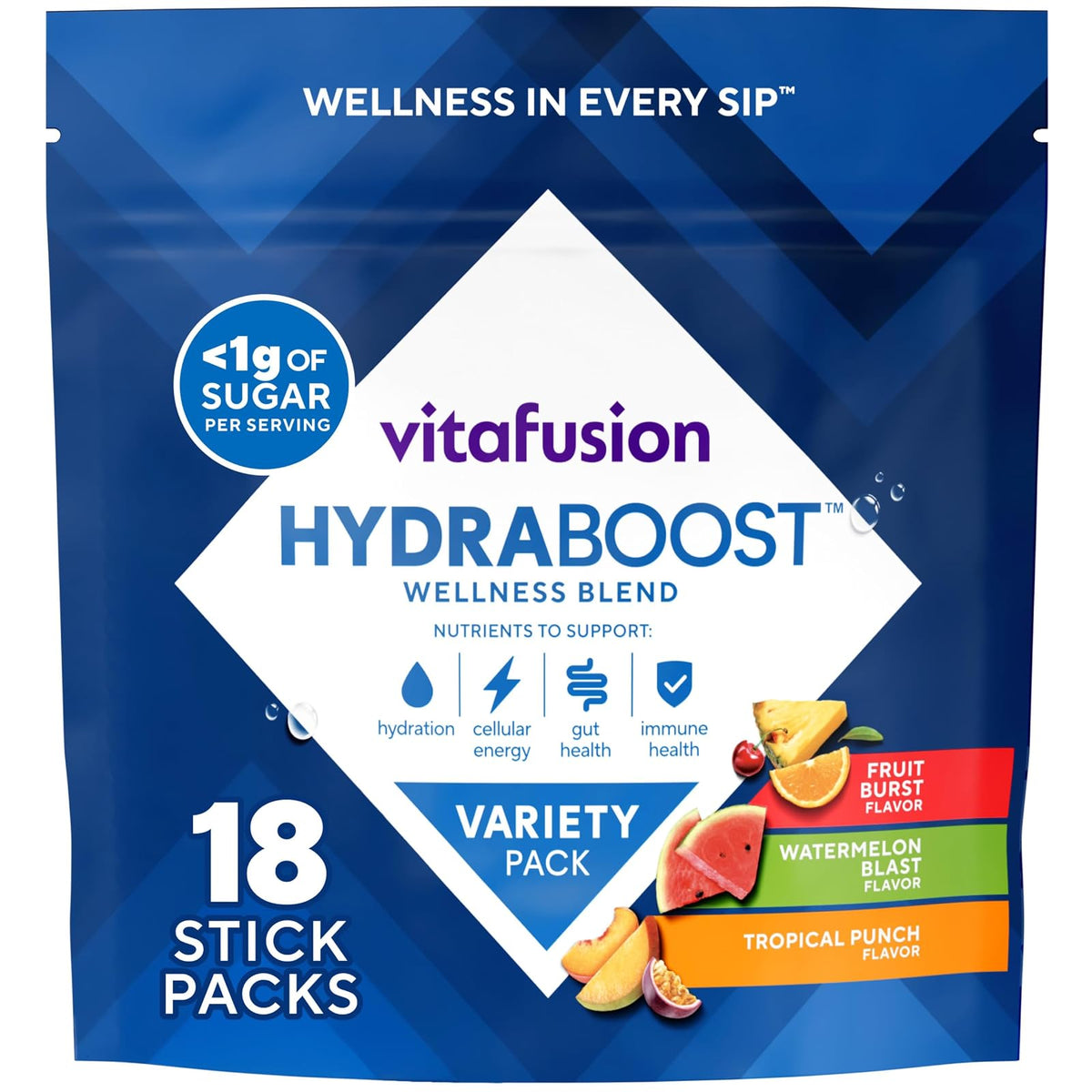 Vitafusion Hydraboost drink powder packets