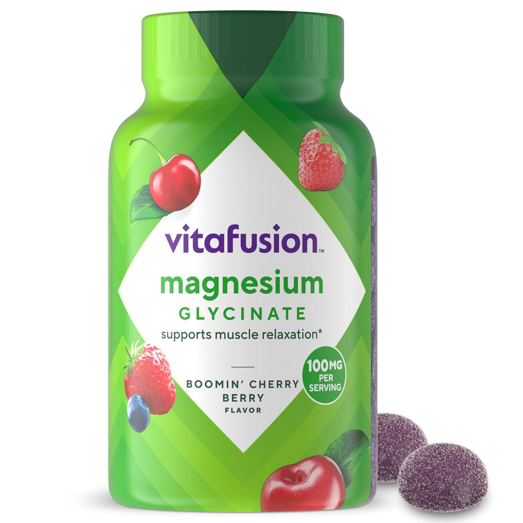 Vitafusion magnesium glycinate gummies for relaxation