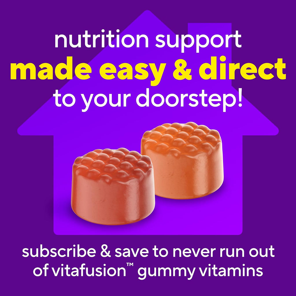 Vitafusion multivitamin gummies for easy intake