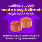 Vitafusion multivitamin gummies for easy intake