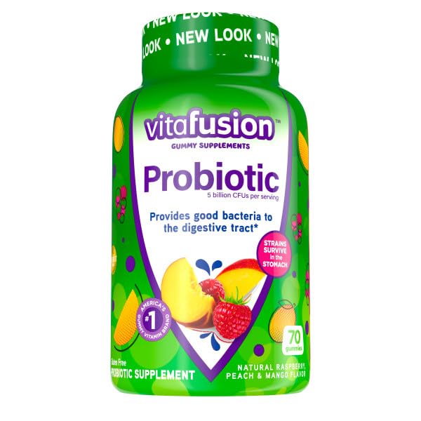 Vitafusion probiotic gummies for digestion