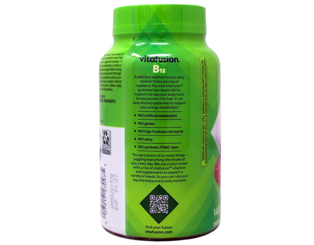 vitafusion vitamin b12 for metabolism
