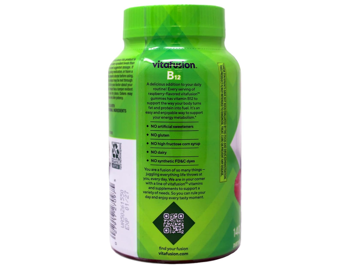 vitafusion vitamin b12 for metabolism