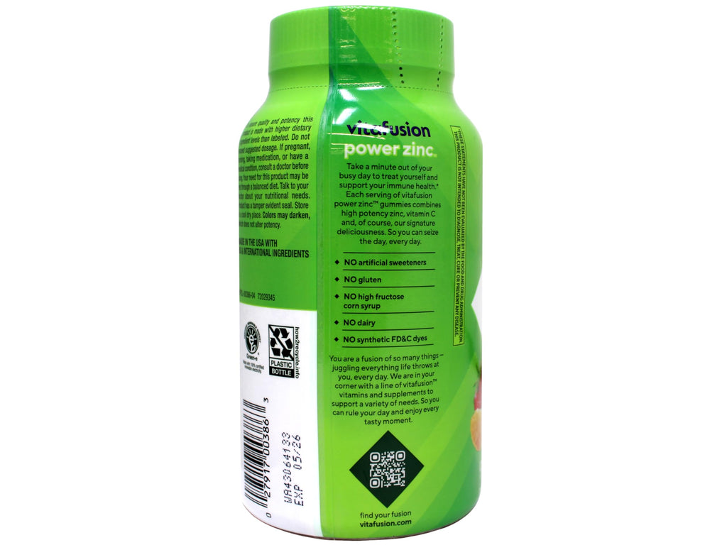 vitafusion zinc for immune support