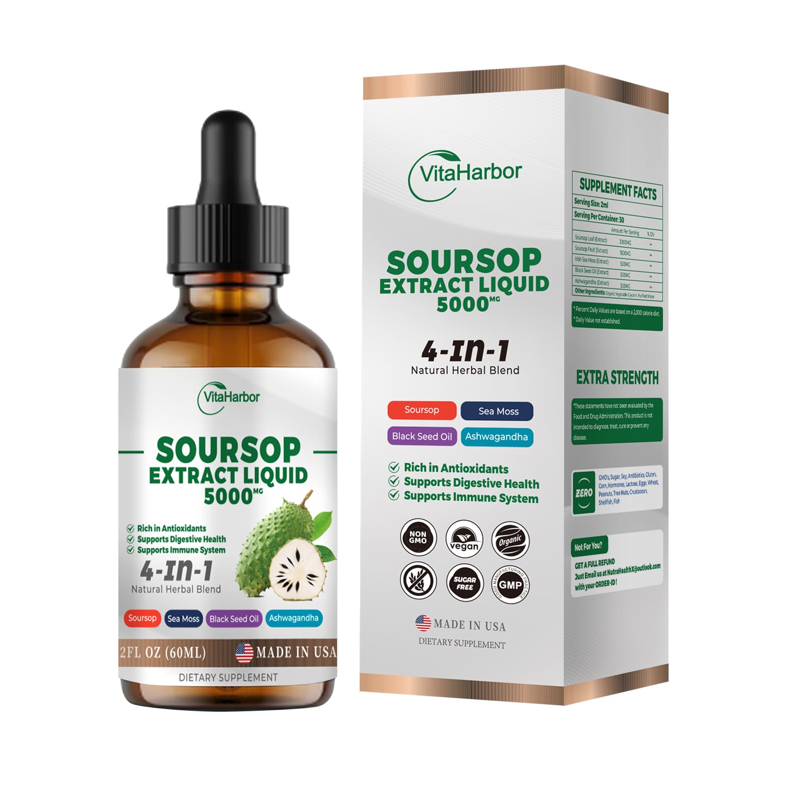 VitaHarbor soursop drops for immunity