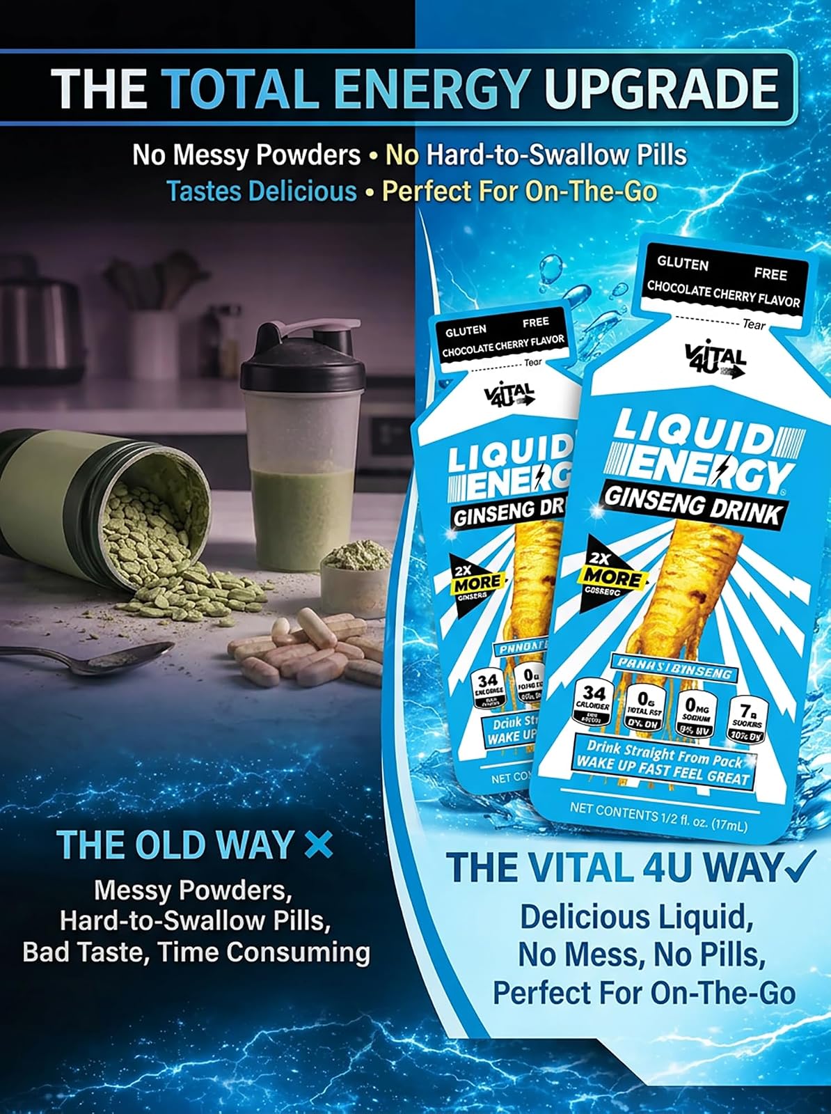 VITAL 4U herbal energy supplement