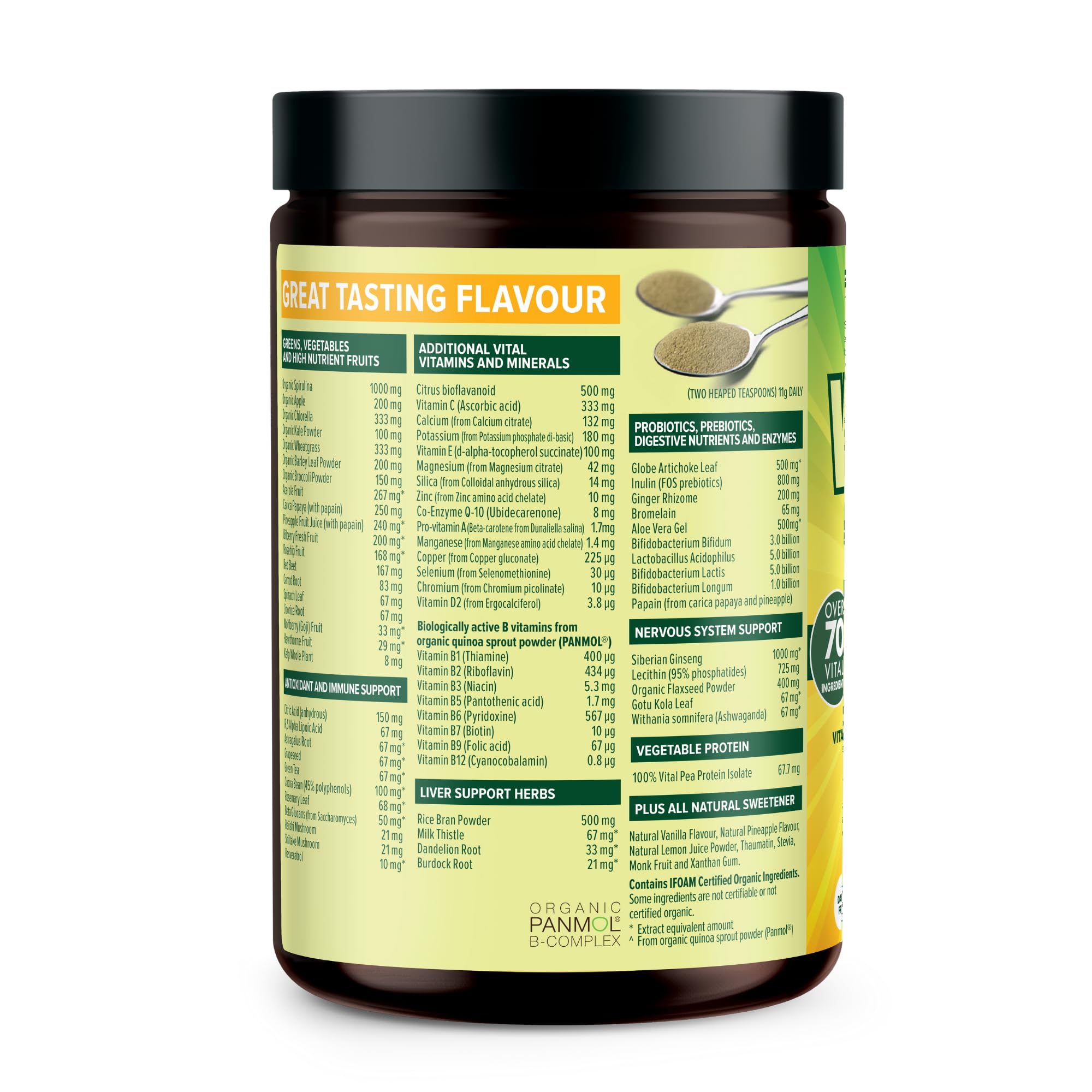 Vital All blended vitamin supplement powder
