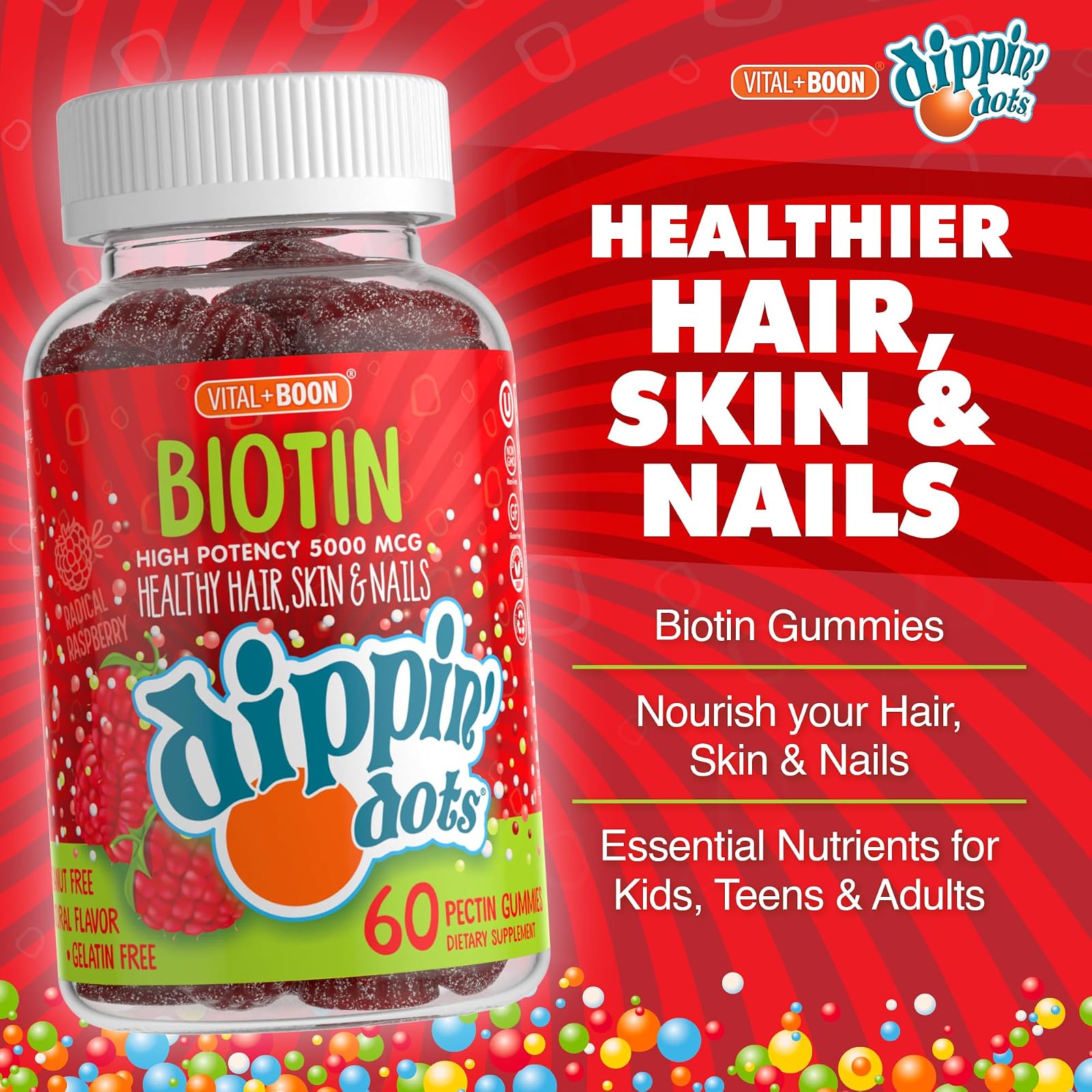 Vital+Boon biotin 5000 mcg benefits