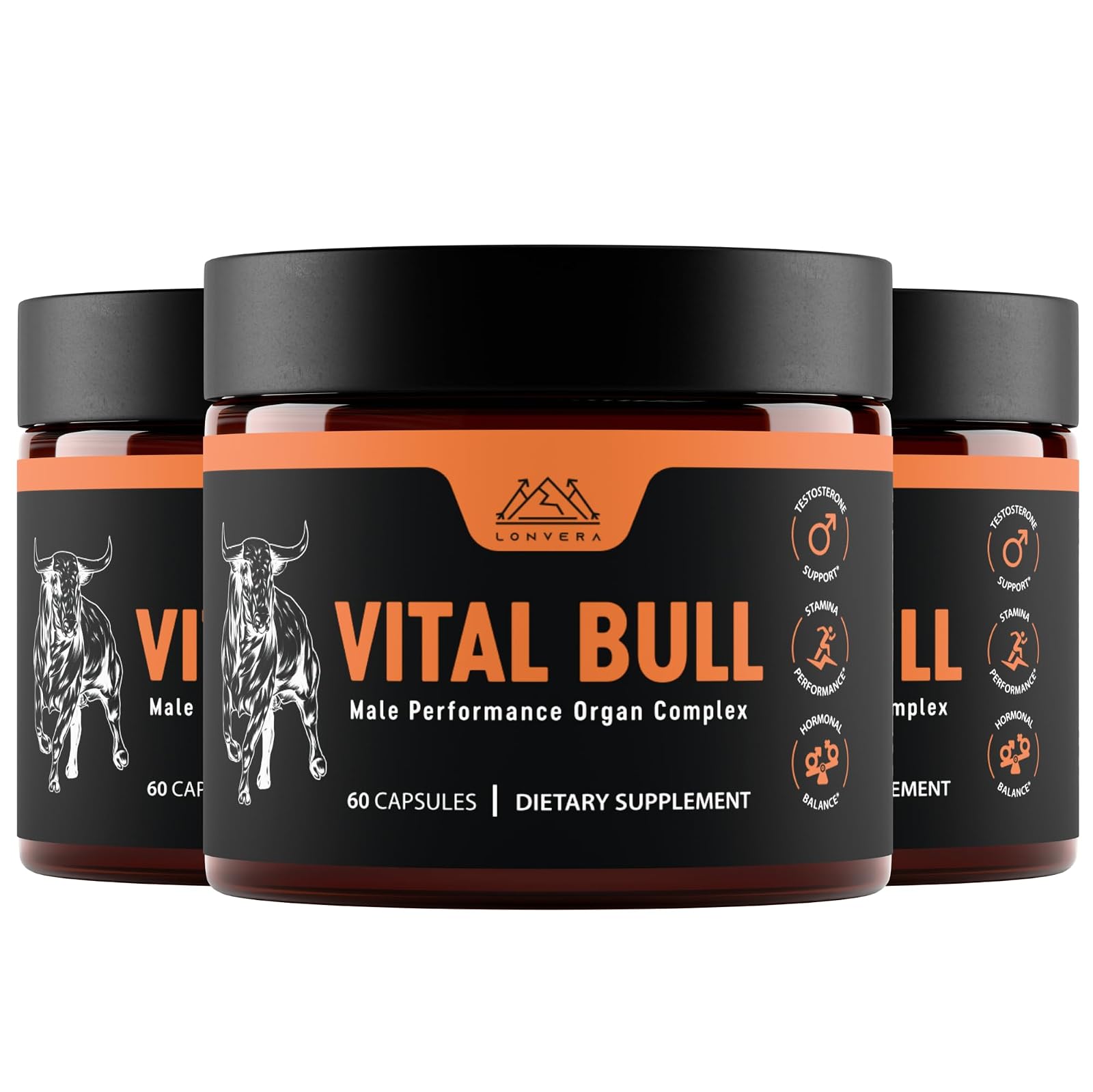 Vital Bull beef organ supplement capsules
