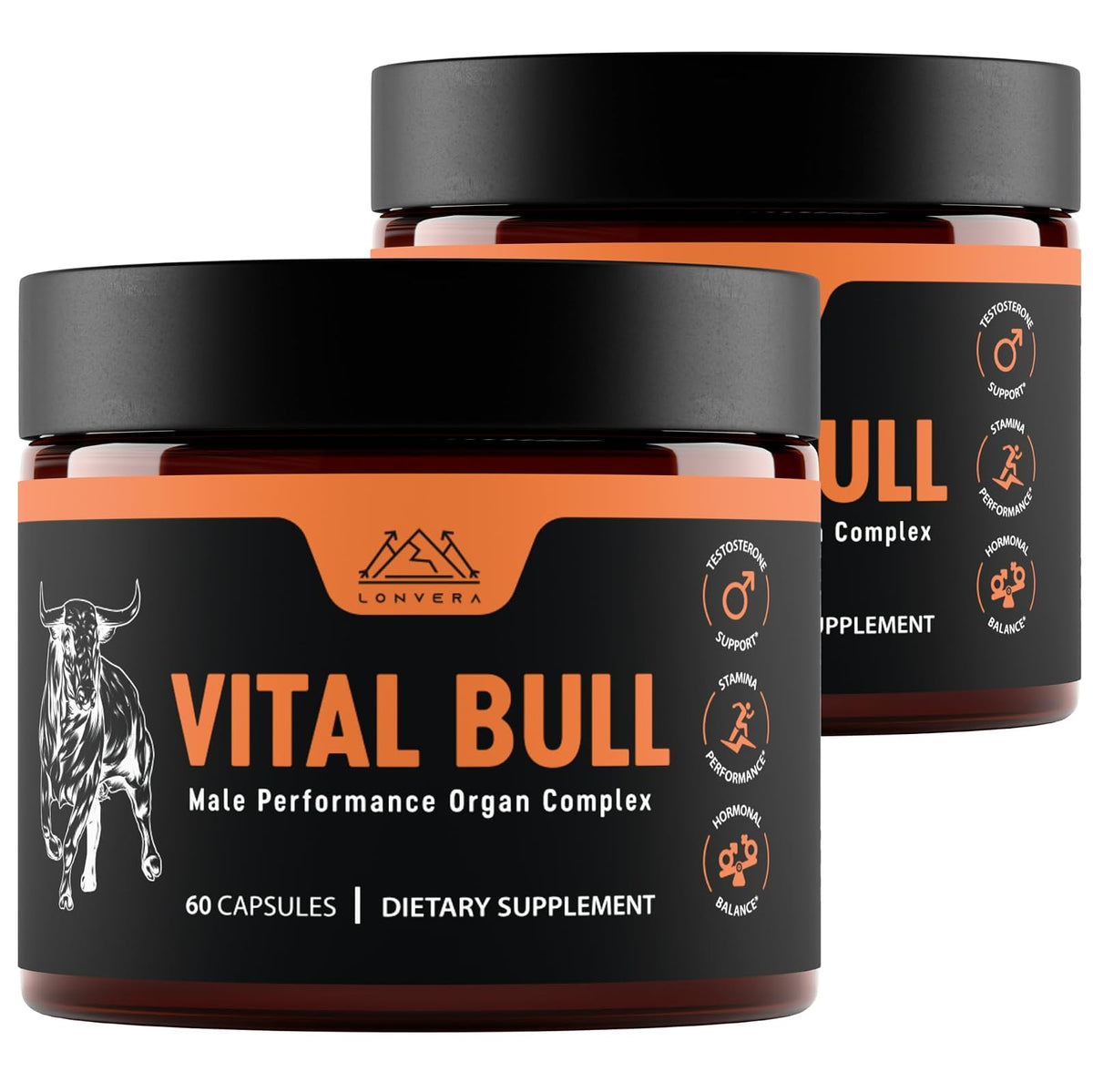 Vital Bull beef organ supplement capsules