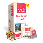 Vital green tea bags with pistachio