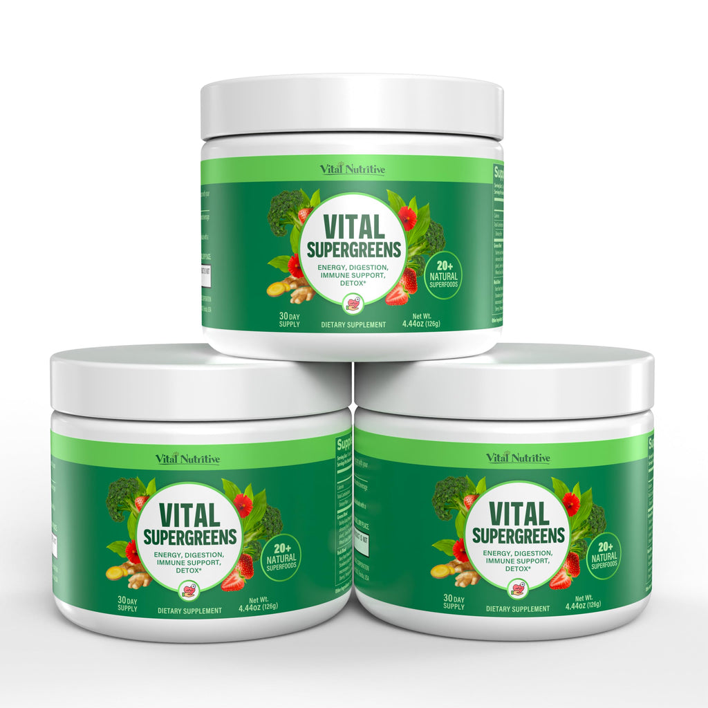 Vital Greens superfood powder for energy