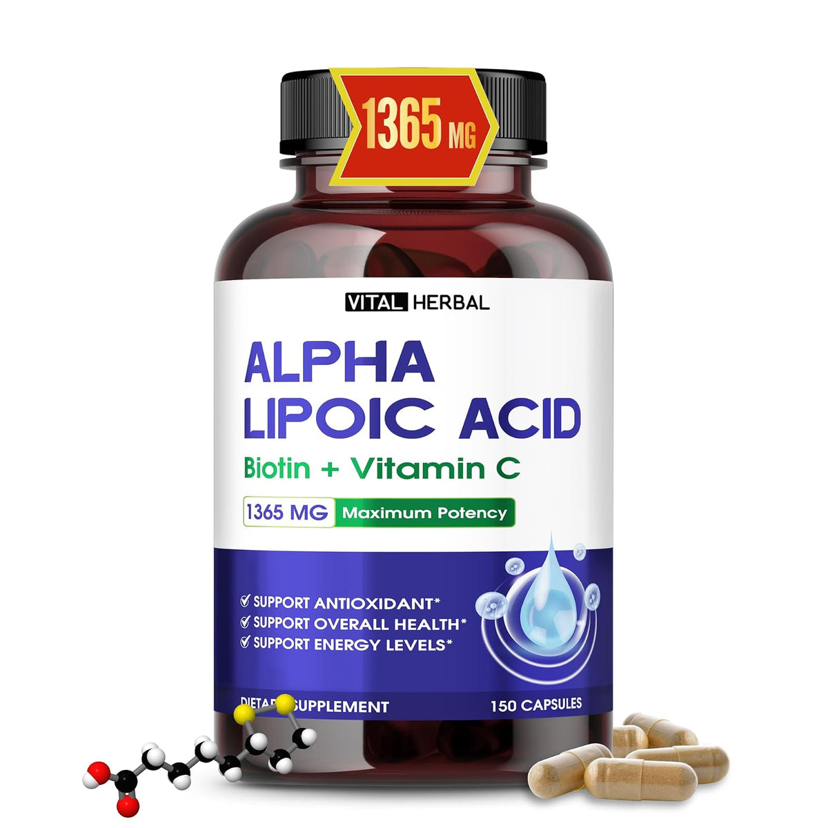 Vital Herbal Alpha Lipoic Acid benefits
