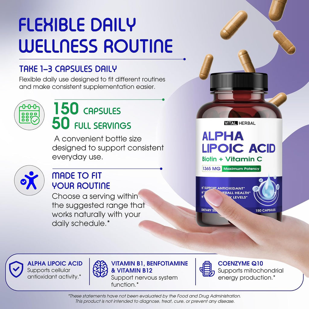 Vital Herbal capsules for healthy aging