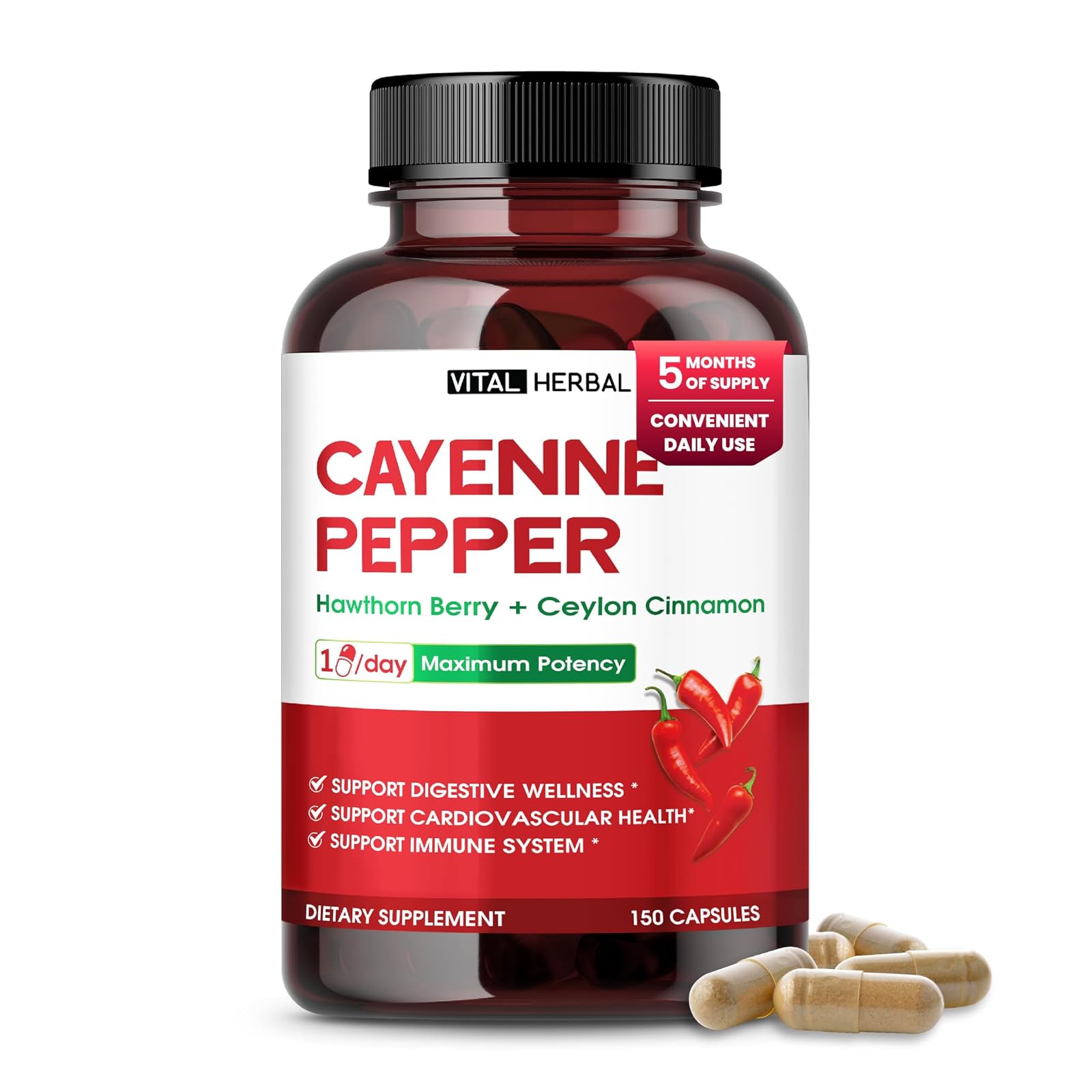Vital Herbal cayenne pepper benefits