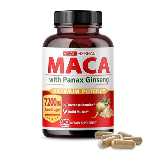 Vital Herbal Maca capsules for energy
