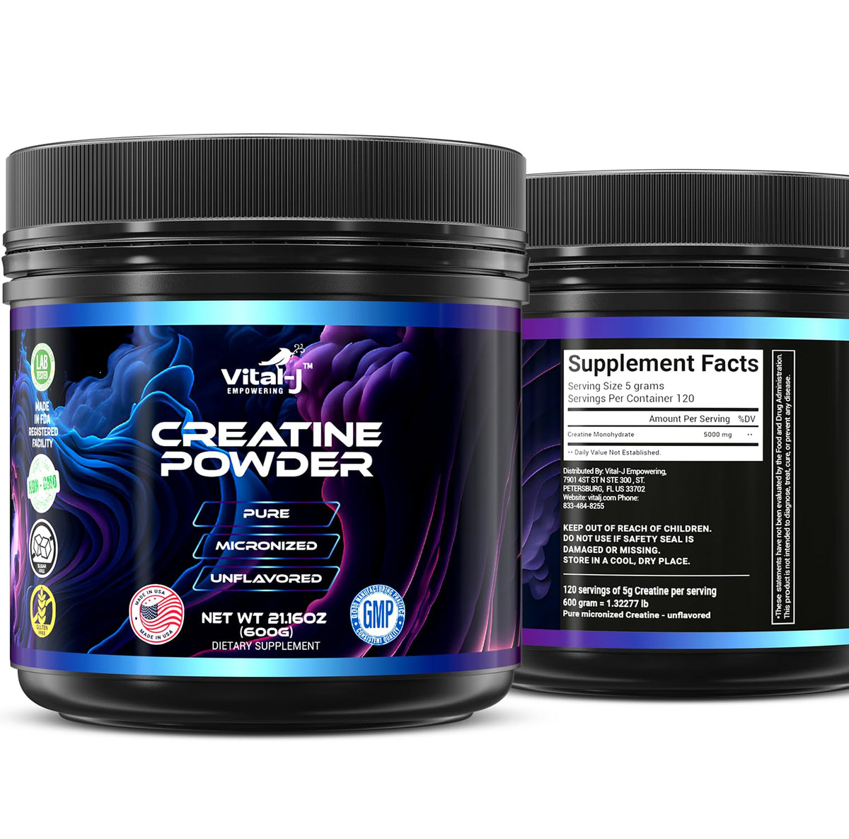 Vital-J creatine for optimal energy
