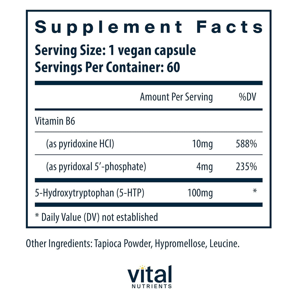 Vital Nutrients 5-HTP for relaxation